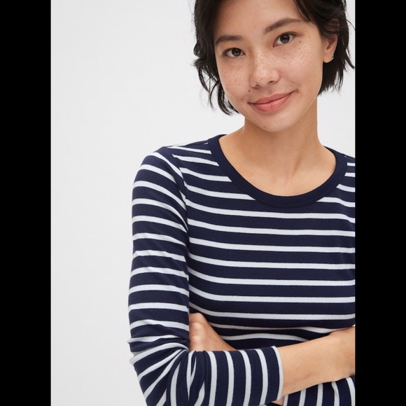 GAP | Tops | Striped Modern Tshirt | Poshmark
